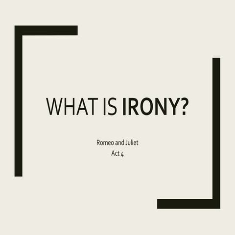 Irony powerpoint | PPT