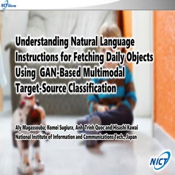 Understanding Natural Language Instructions For Fetching Daily Objects Using Gan Based 4047