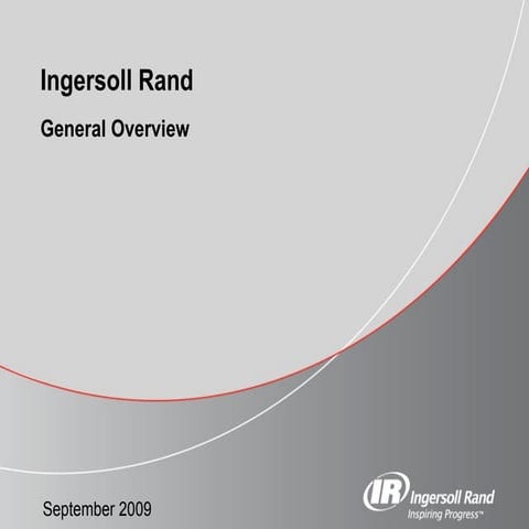 Ingersoll Rand Overview | PPT