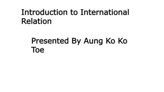 Theories of International Relations.pptx