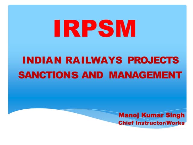 Allocations and classification in Indian Railways | PPTX