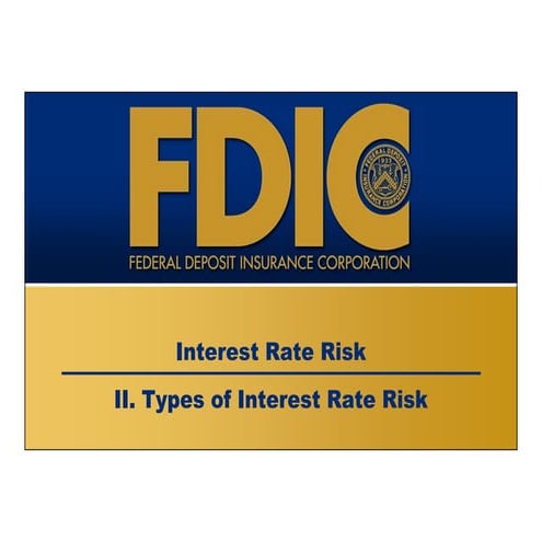 FDIC Interest Rate Risk | PDF