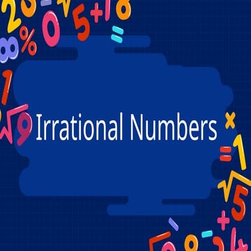Irrational number | PPTX