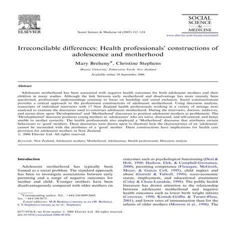 Irreconcilable differences | PDF