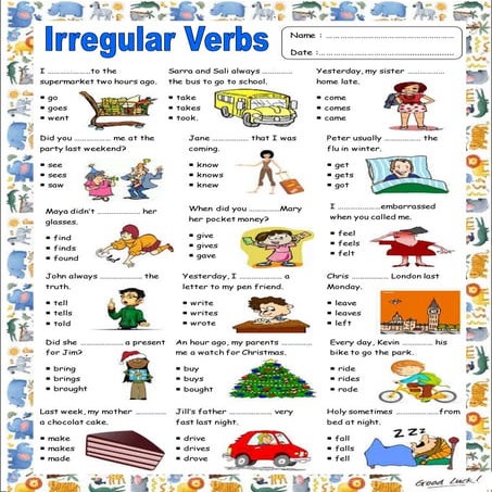 Irregular verbs-presentpast-fun-activities-games 35903 (1) | DOC