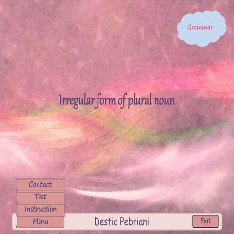 Irregular form of plural noun (Trigger PPT) | PPSX