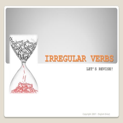 Irregular verbs | PPT