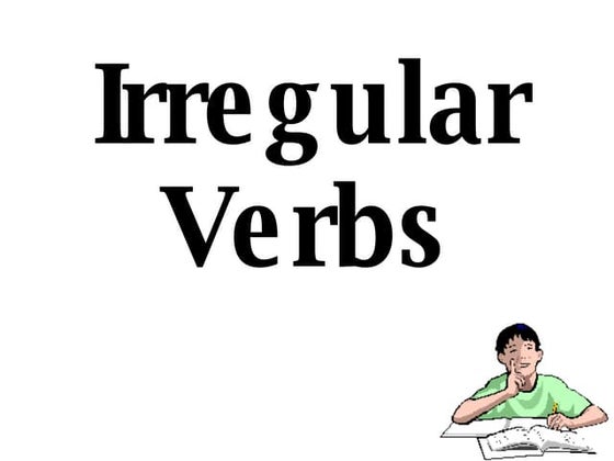 Irregular verbs grouped | DOC