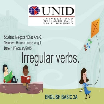 Irregular verbs | PPTX