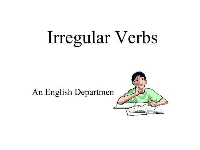 Irregular verbs grouped | DOC