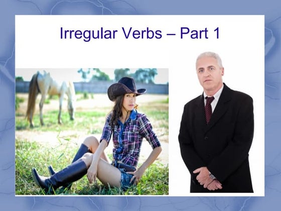 Irregular verbs | PPT