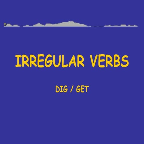 Irregverbs A3digget | PPS | Food & Drink