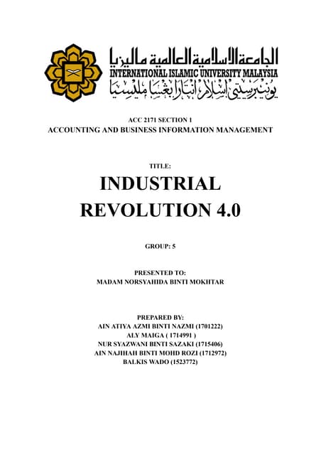 ITIL 4 – the 4th Industrial Revolution and Intelligent Process ...