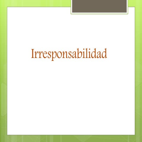 La responsabilidad en el colegio | PPTX