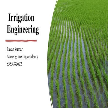 Types and methods of irrigation system with its suitability | PPTX