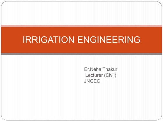 Water Resources Engineering types of wells with figures Denish Jangid ...