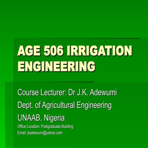 Lecture on Drainage and Irrigation Engineering.ppt