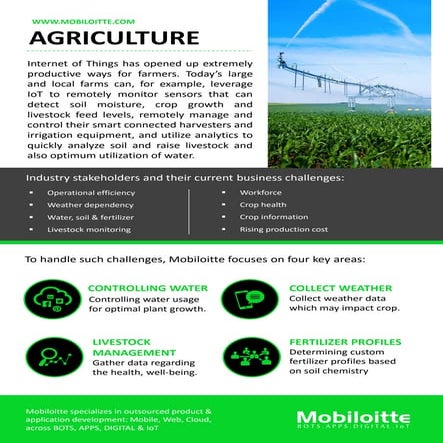 Agriculture Flyer - Mobiloitte | PDF | Agriculture | Industries