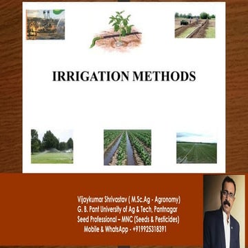 Lec 9 Border irrigation – Design and hydraulics.ppt