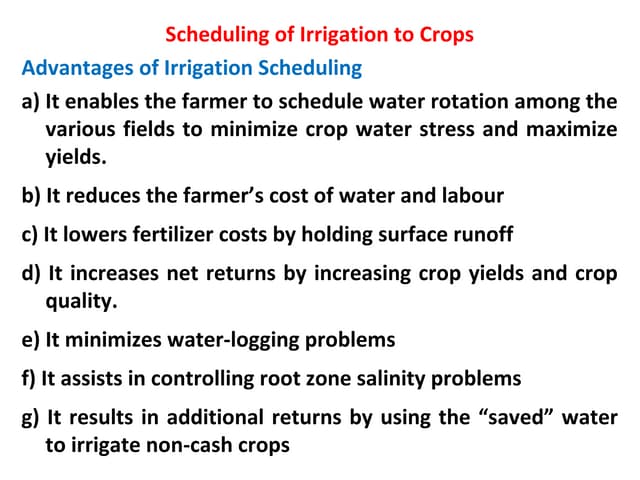 Layout of drip irrigation system | PPTX