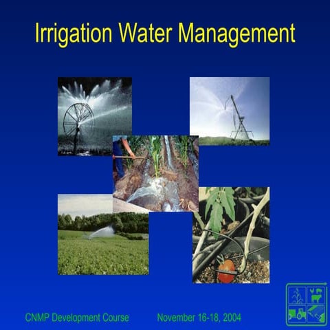 Irrigation Water Management of field crops .ppt