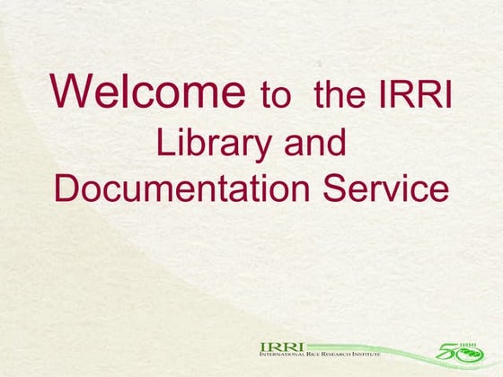 IIM Indore Library at a Glance | PPT