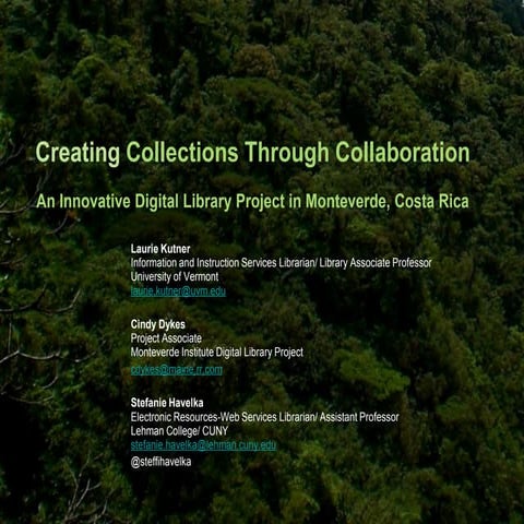 Creating Collections Through Collaboration | PPT