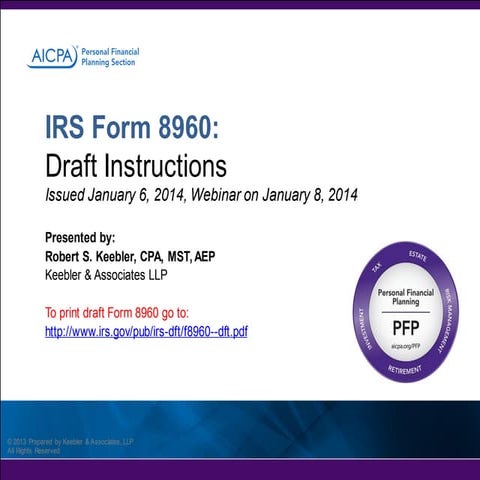 Explore the New IRS Form for Net Investment Income Tax | PPT