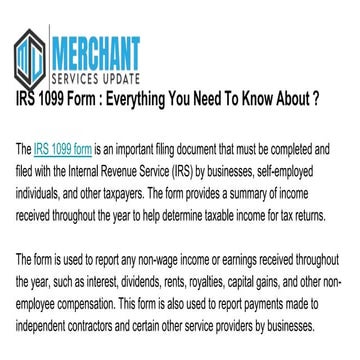 IRS 1099 Form _ Everything You Need To Know About _.pptx