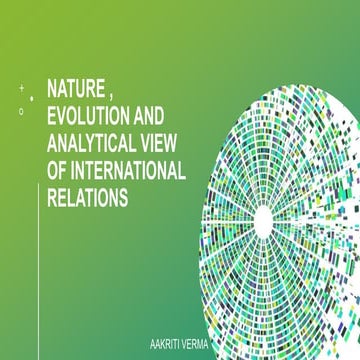 Introduction to International Relations. | PPTX