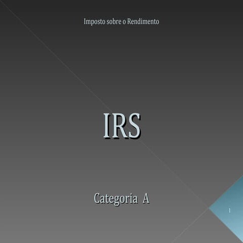 Irs apresentaçao sandra | PPT