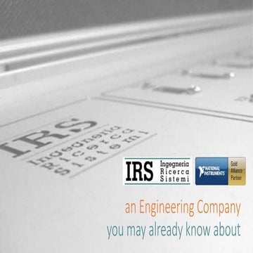 Irs : an Engineering company - Padova Italy | PPTX