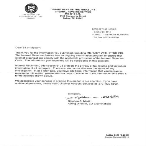 IRS letter | PDF