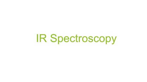 Instrumentation of IR spectroscopy | PPT