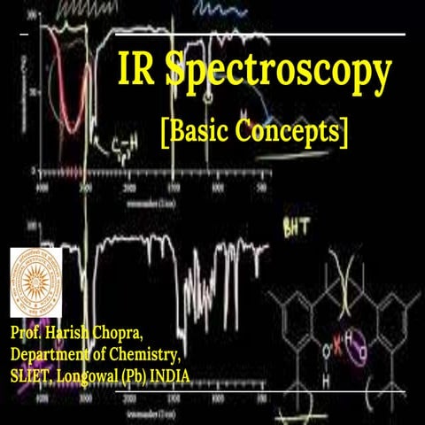 InfraRed (IR) spectroscopy | PPTX