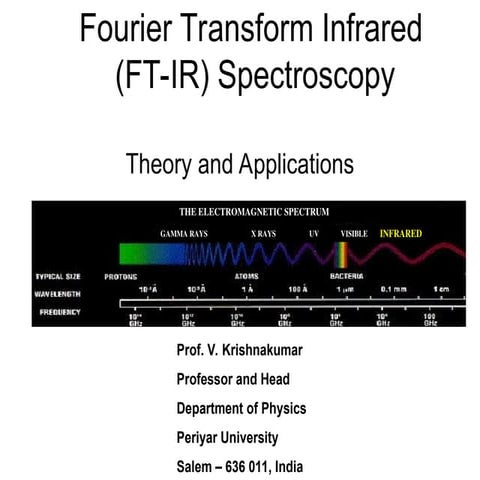 IR spectroscopy Basics, Introduction and techniques | PPT