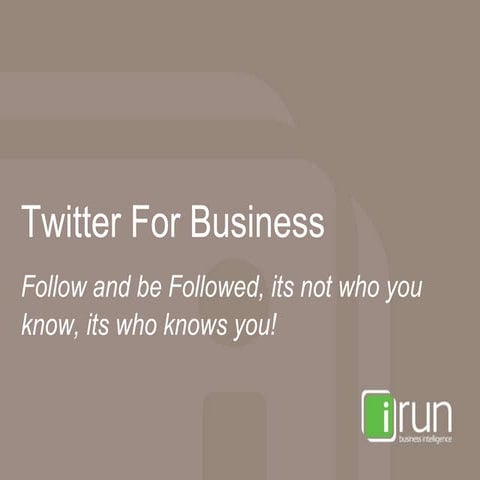 Irun twitter | PPT