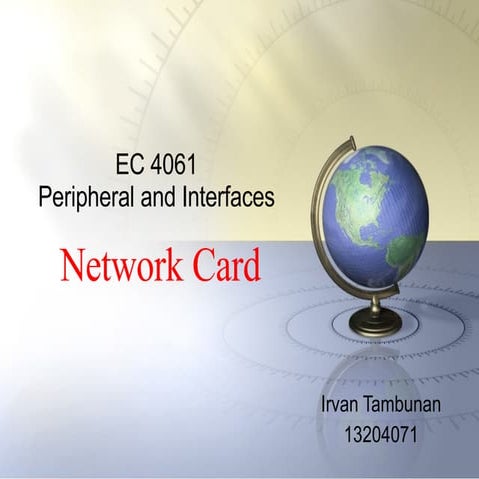 Network Card (NIC) | PPT