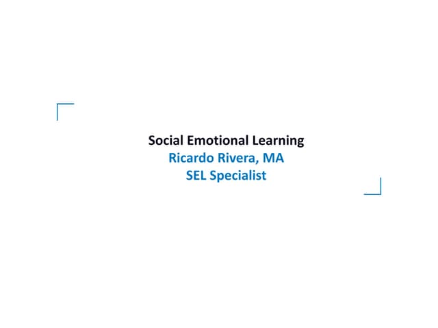 Social emotional learning | PPT