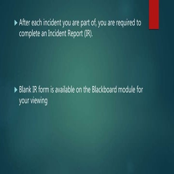 How_to_Write_an_IR | PPTX