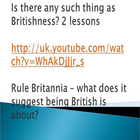 Is There Any Such Thing As Britishness | PPT