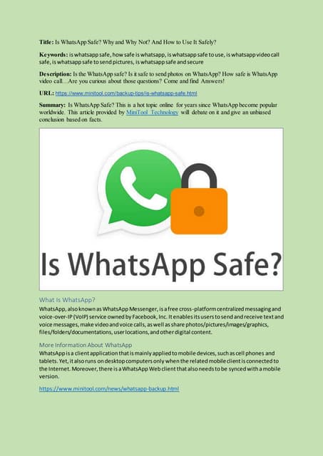Whatsapp PPT Presentation | PPTX