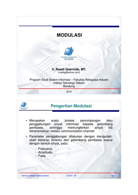 Pengertian dan Cara Kerja Phase Modulasi (PM) | PPT