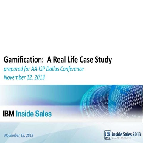 Gamification a real life study | PPTX