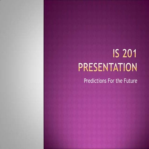 Is 201 presentation | PPTX | Internet | Computing