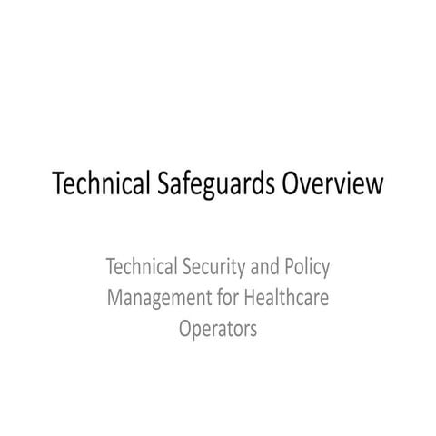 HIPAA Safeguard Slides | PPTX