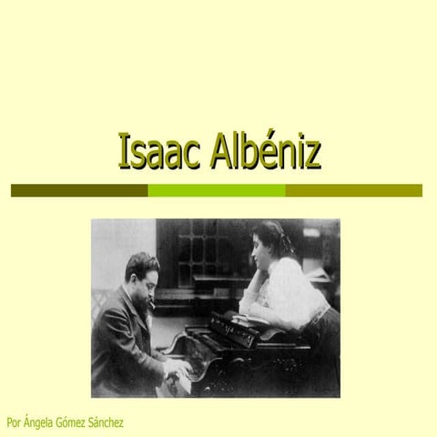 Isaac Albéniz | PPT