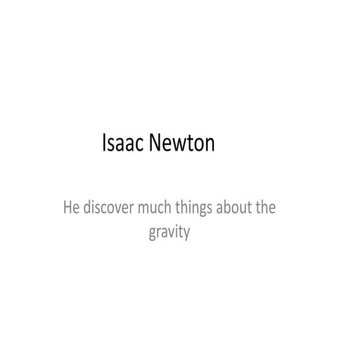Isaac newton | PPT