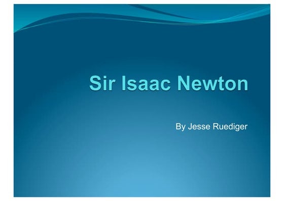 Isaac newton | PPT