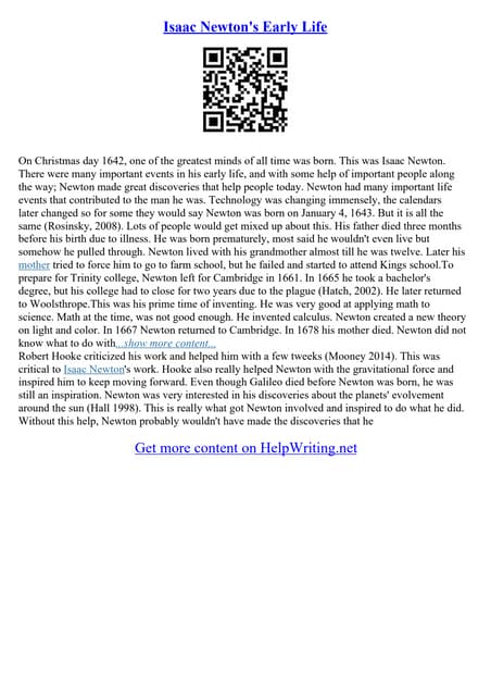 Isaac Newton ppt | PPTX | Physics | Science